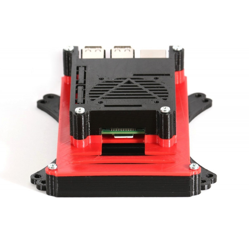 Raspberry Pi Case Enclosure with HDD SSD Bay VESA Monitor Mount Slim