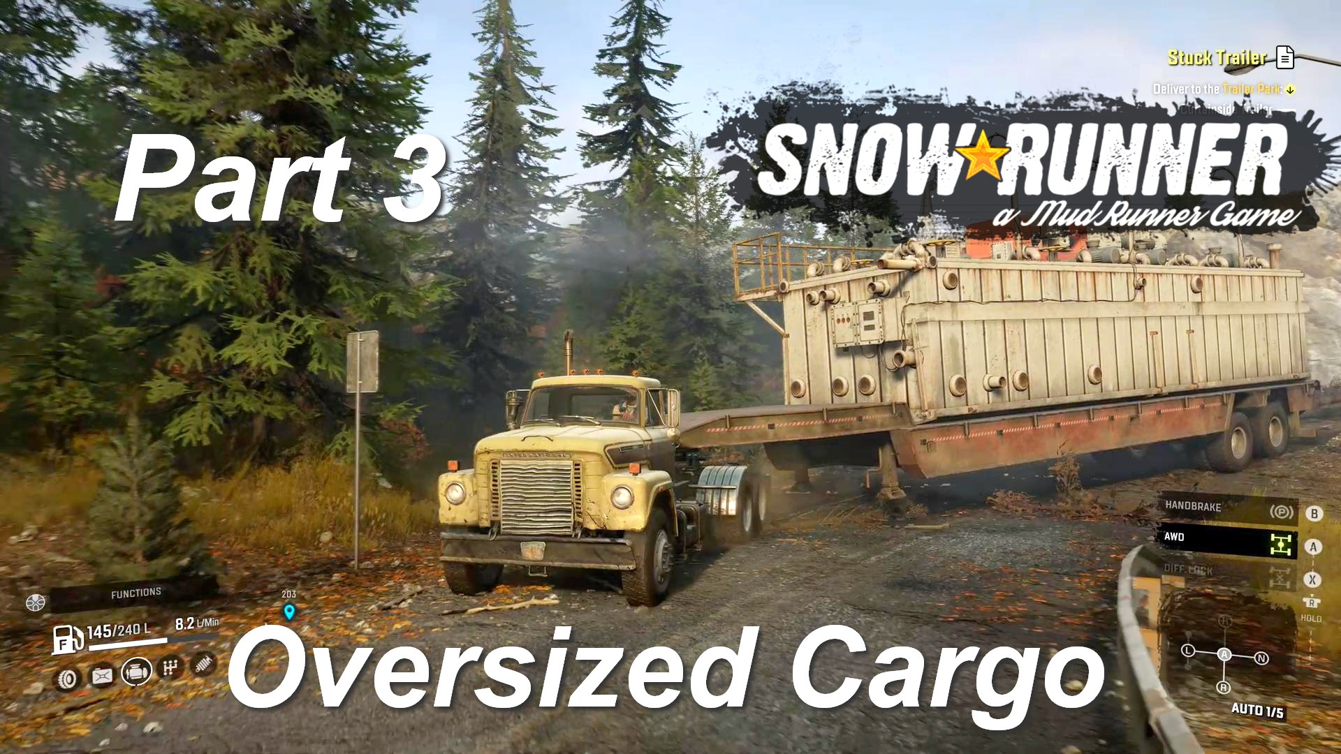 Snowrunner. Can We transport an Oversized Cargo With Fleetstar F2070A ...