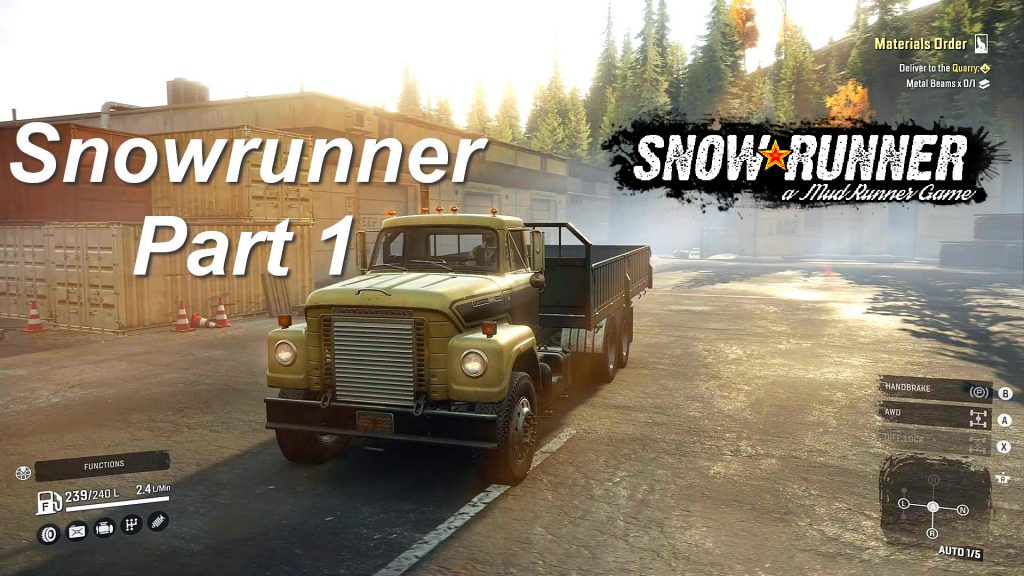 Snowrunner. Introduction. GMC MH9500, Chevrolet CK1500, Fleetstar ...