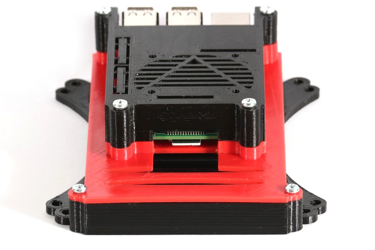 Slim Raspberry Pi 2, 3 and 4 DIY Guide HDD SSD Case with VESA 100mm Mount. STL Files for 3D ...