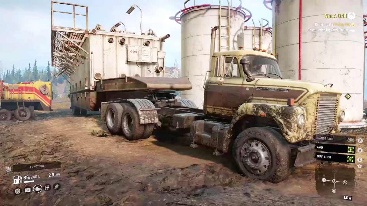 Snowrunner. Can We transport an Oversized Cargo With Fleetstar F2070A ...