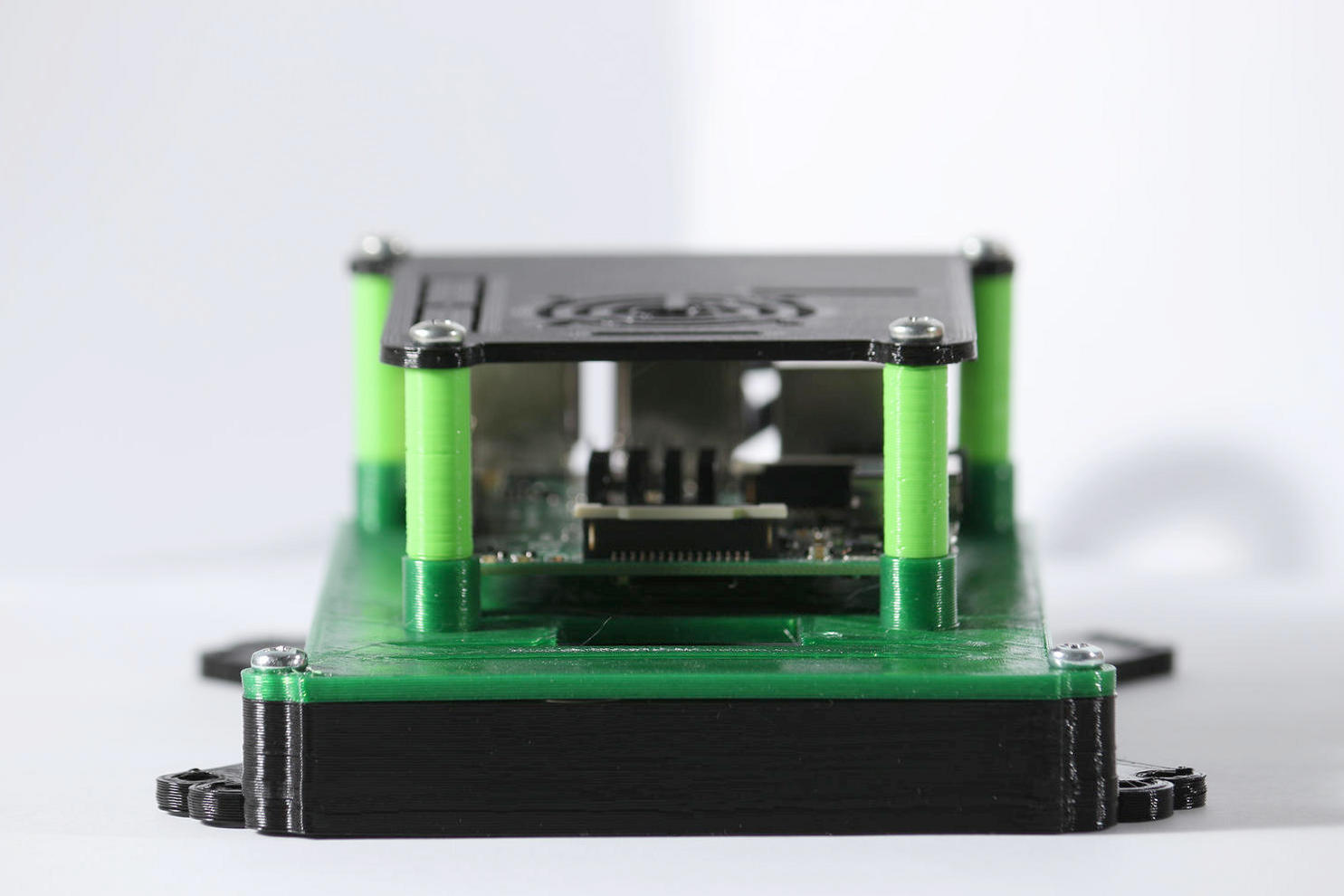 Open Raspberry Pi 2 3 and 4 Case with HDD/SSD Bay. STL Files for 3D ...